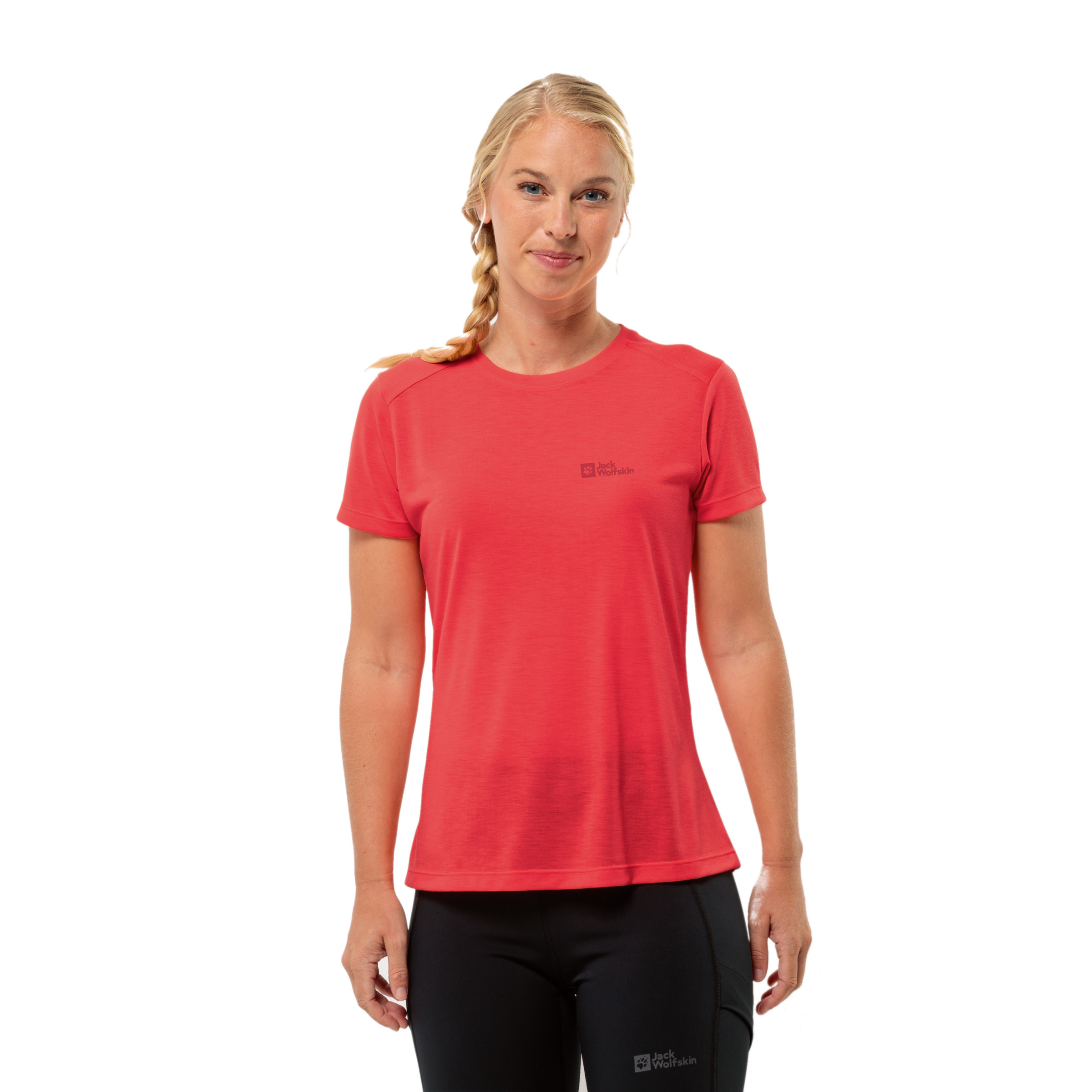 Koszulka VONNAN SS T WOMEN vibrant red | odzież \ damska \ bluzki i ...